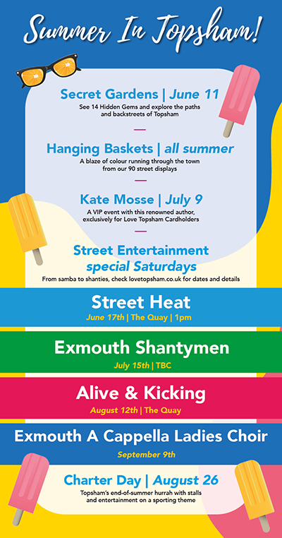 Topsham Summer Events - Love Topsham